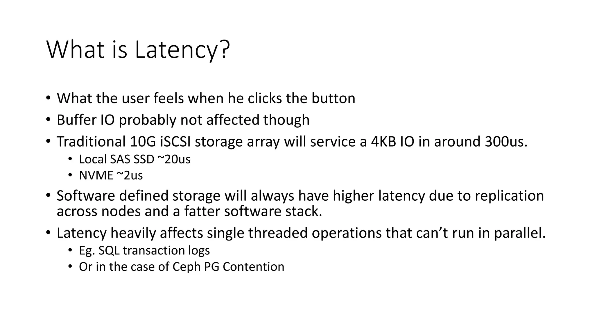 Nick Fisk - low latency Ceph | PPT