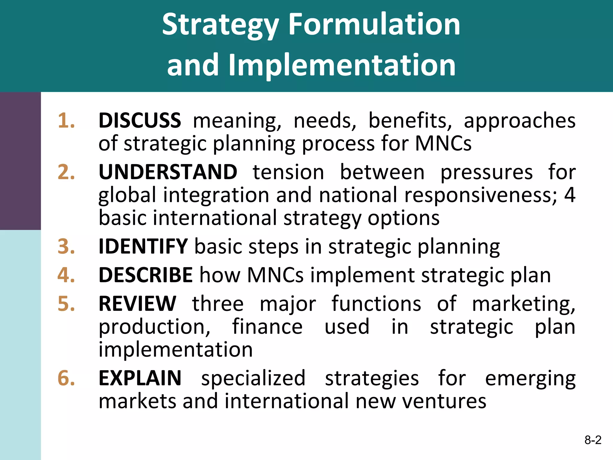 Nick krest - business strategy formulation and implementation | PPT | Business Administration ...