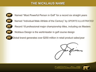 Nicklaus Design | PPT