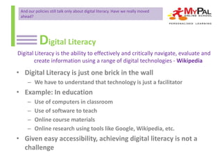Computational Thinking vs. Digital Literacy | PPT