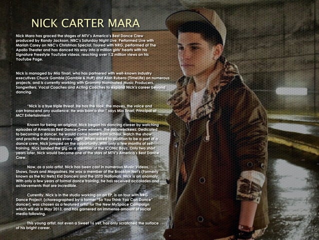 Nick Carter Mara | PPT
