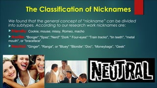 Nicknames | PPT