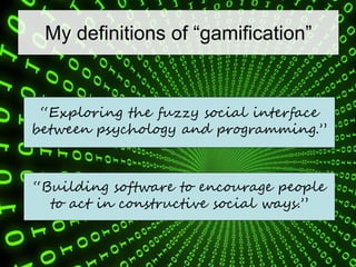 GWC14: Nick Pelling - "Gamification: past and present" | PPT