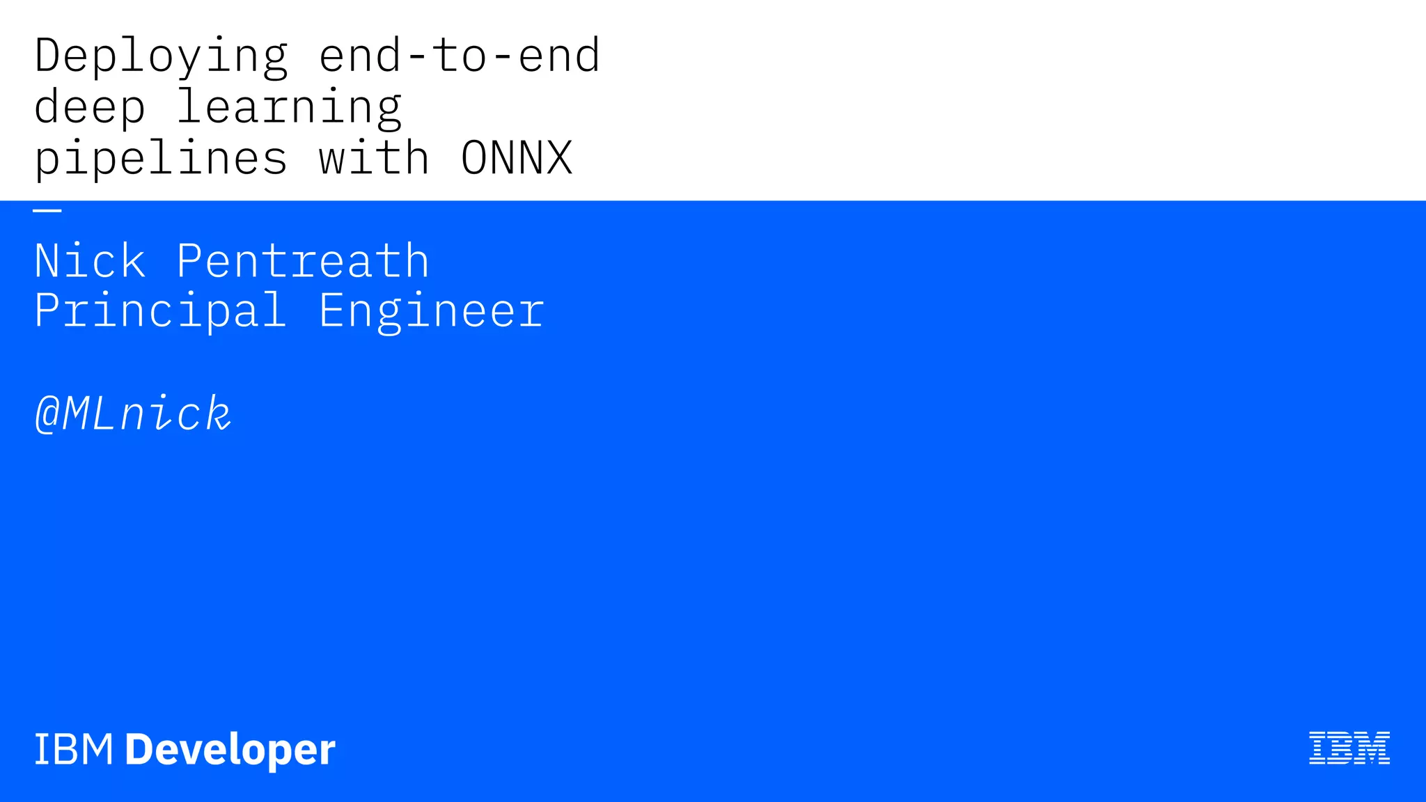Deploying End-to-End Deep Learning Pipelines with ONNX | PPT Deploying End-to-End Deep Learning Pipelines with ONNX | PPT