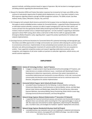 Nick salido resume 05042018 | PDF