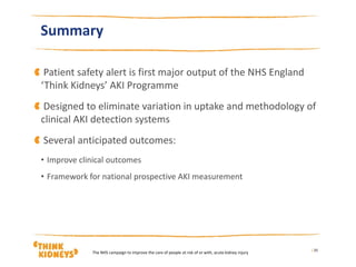 Nick Selby's AKI San Diego presentation on patient safety alerts | PDF