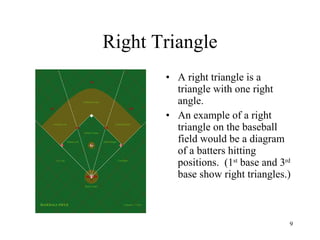 Geometry in Baseball | PPT | Baseball | Sports