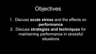 Nickson training for stress 20170720 | PPTX