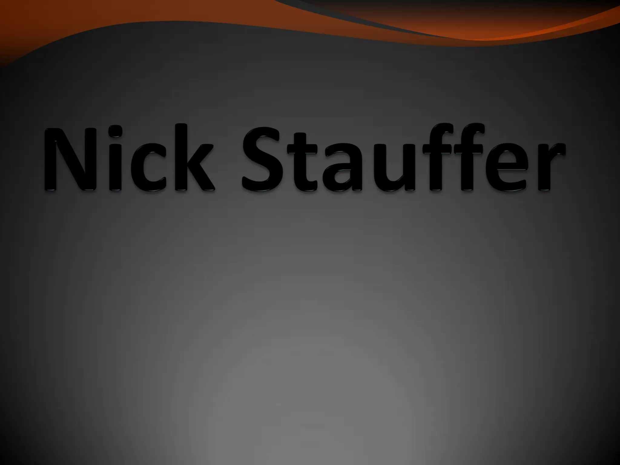 Nick Stauffer | PDF