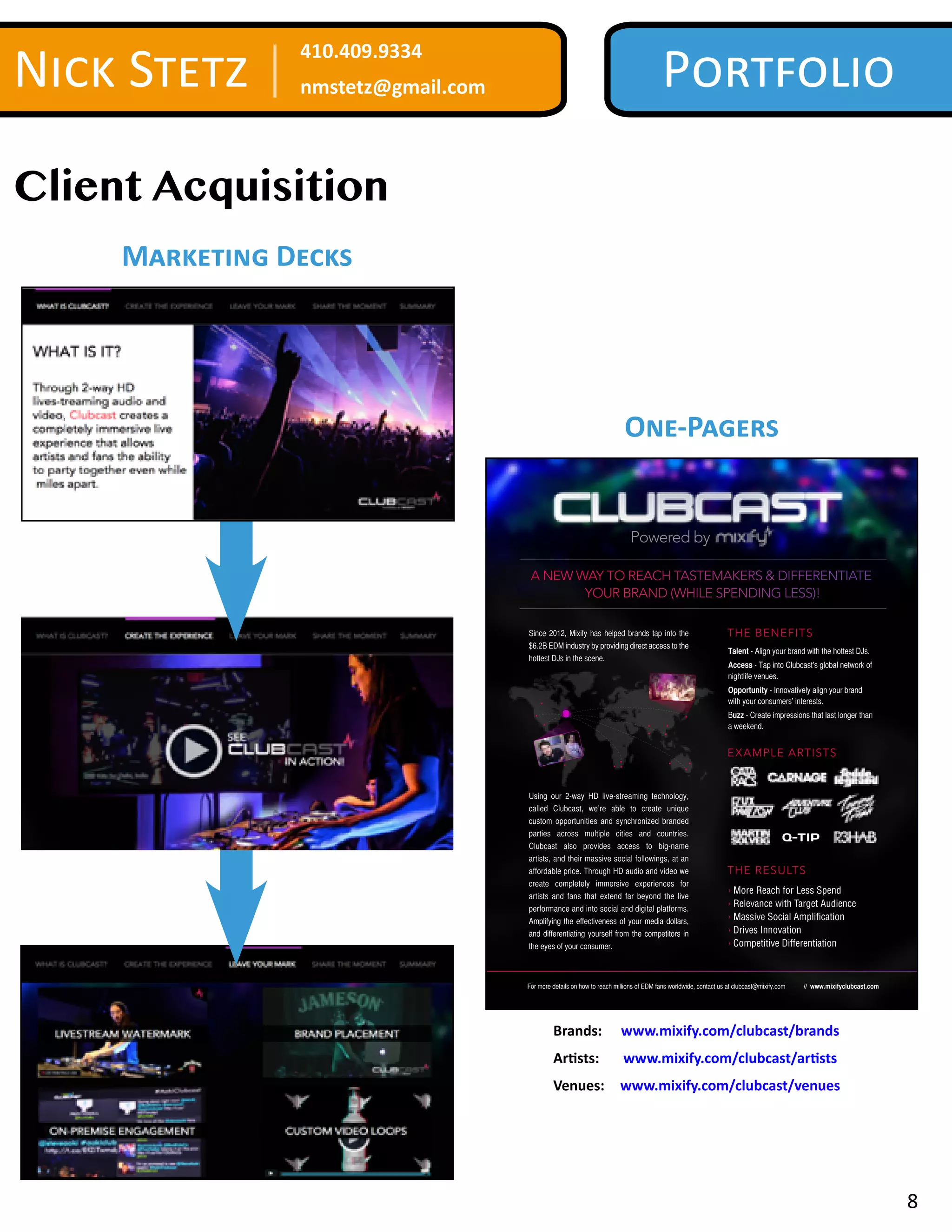 Nick stetz resume & portfolio | PDF