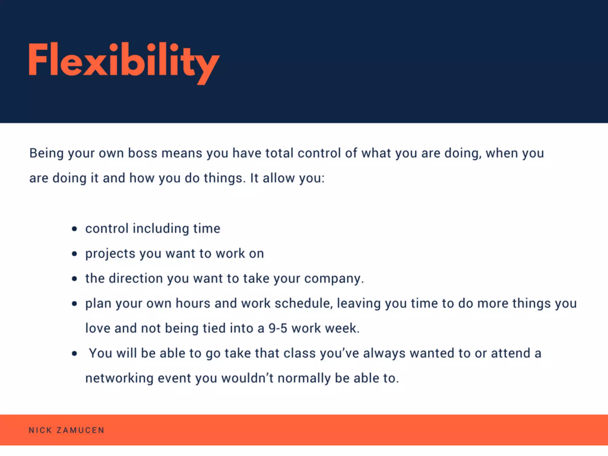 The Benefits Of Being Your Own Boss | PDF