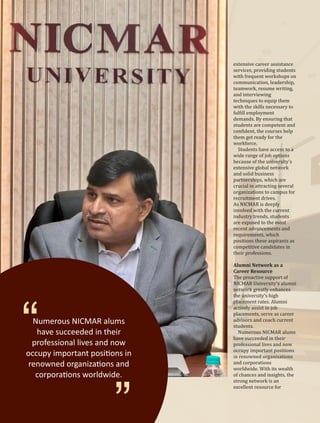 NICMAR University, Pune - Foundations of Excellence Top Civil ...