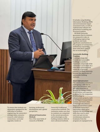 NICMAR University, Pune - Foundations of Excellence Top Civil ...