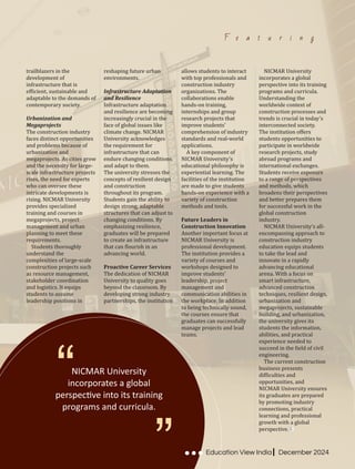 NICMAR University, Pune - Foundations of Excellence Top Civil ...