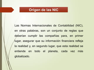diferencias de las NIC y NIIF - origen y clasificacion | PPTX