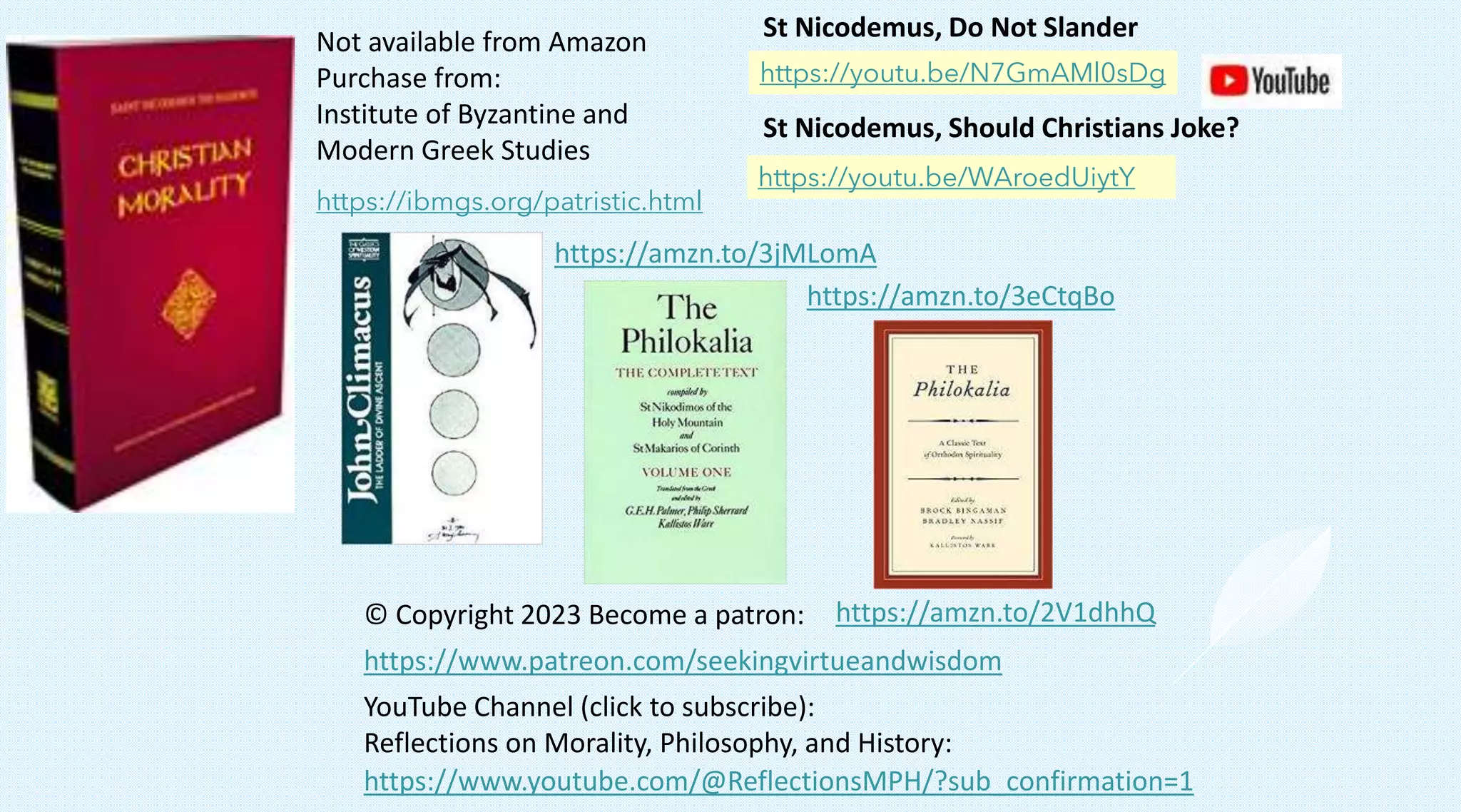 St Nicodemus the Hagiorite, Do Not Bear False Witness, Do Not Slander | PDF