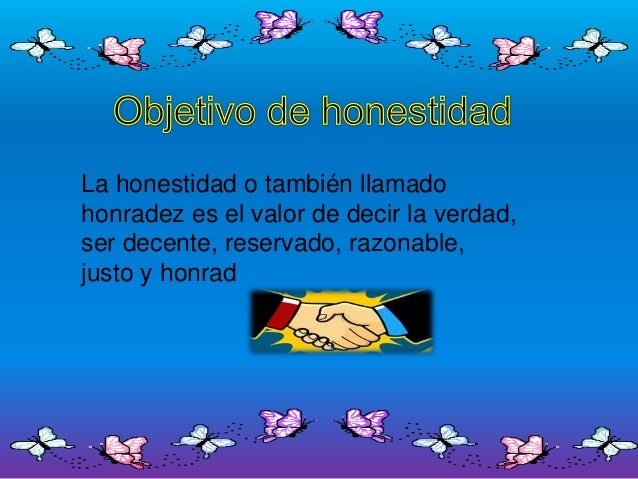Honestidad Que Es