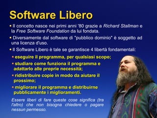 Software Libero | PPT