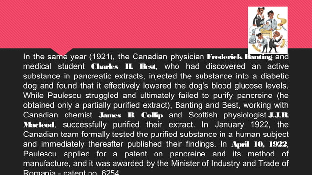 Nicolae paulescu - The discoverer of Insulin. | PPT | Diabetes ...