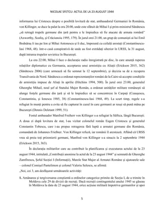 Actul de la 23 august 1944 în România | PDF