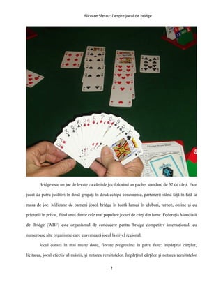 Despre jocul de bridge | PDF