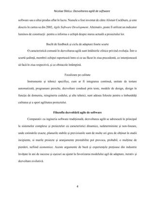 Dezvoltarea agilă de software | PDF