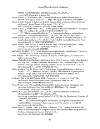 Emotional Intelligence | PDF | Science