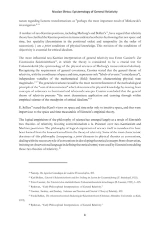 Epistemology of General Relativity | PDF