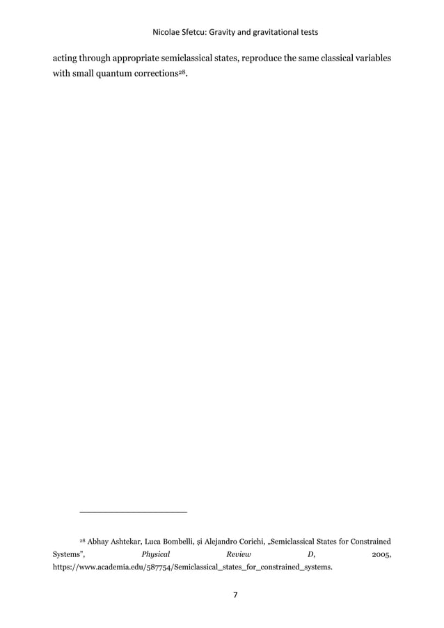 Gravity and gravitational tests | PDF