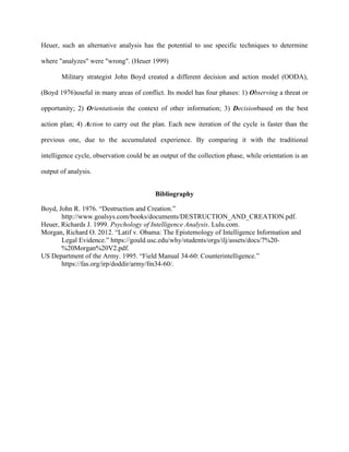 Intelligence cycle / Intelligence cycle / Intelligence cycle | PDF ...