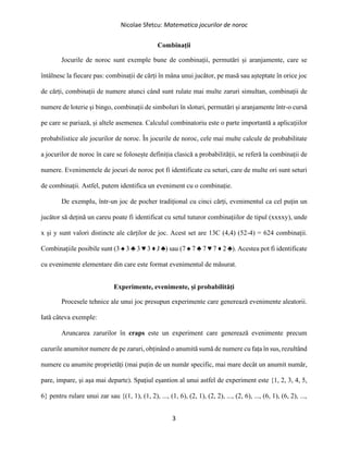 Matematica jocurilor de noroc | PDF