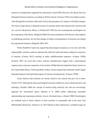 Models of Emotion | PDF | Science