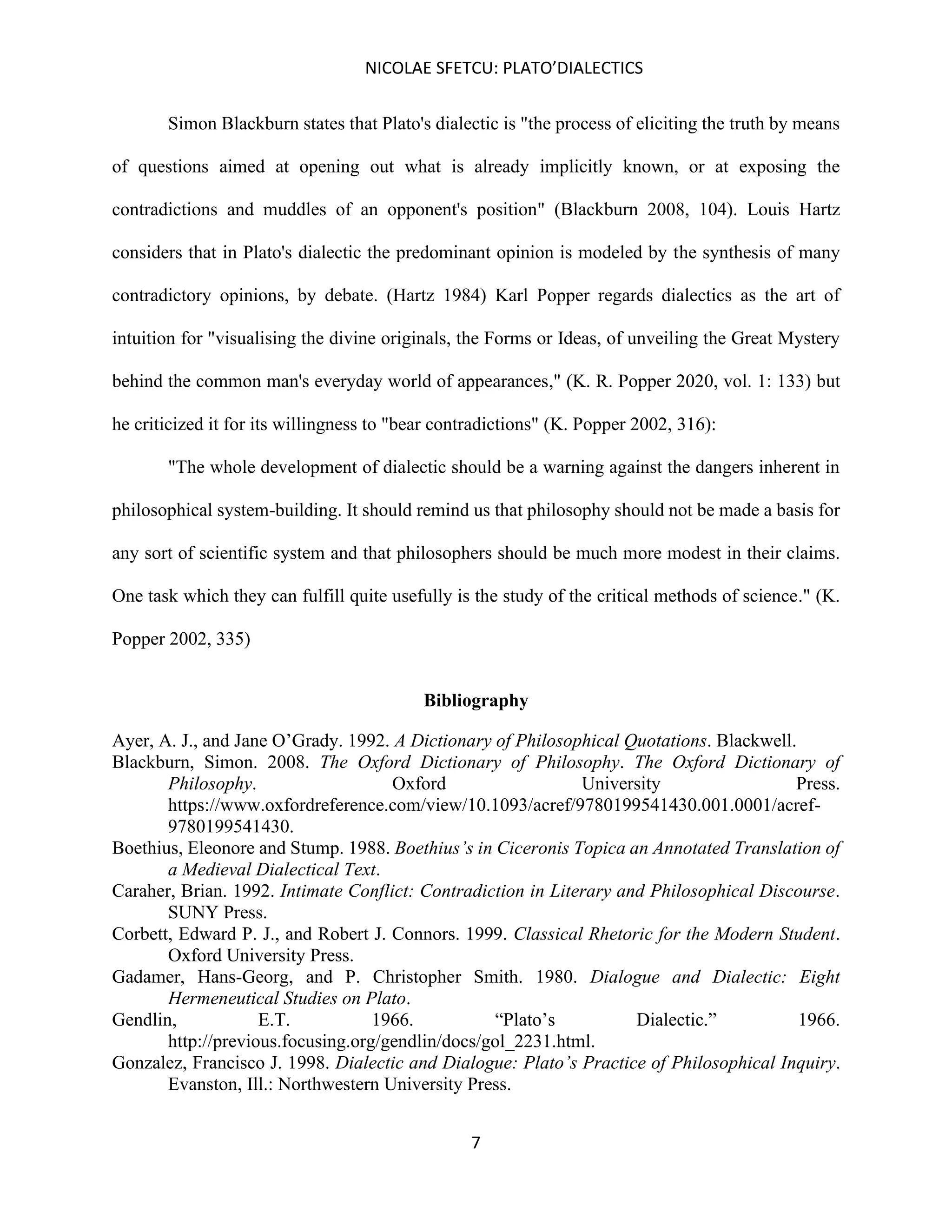 Plato’s Dialectics | PDF