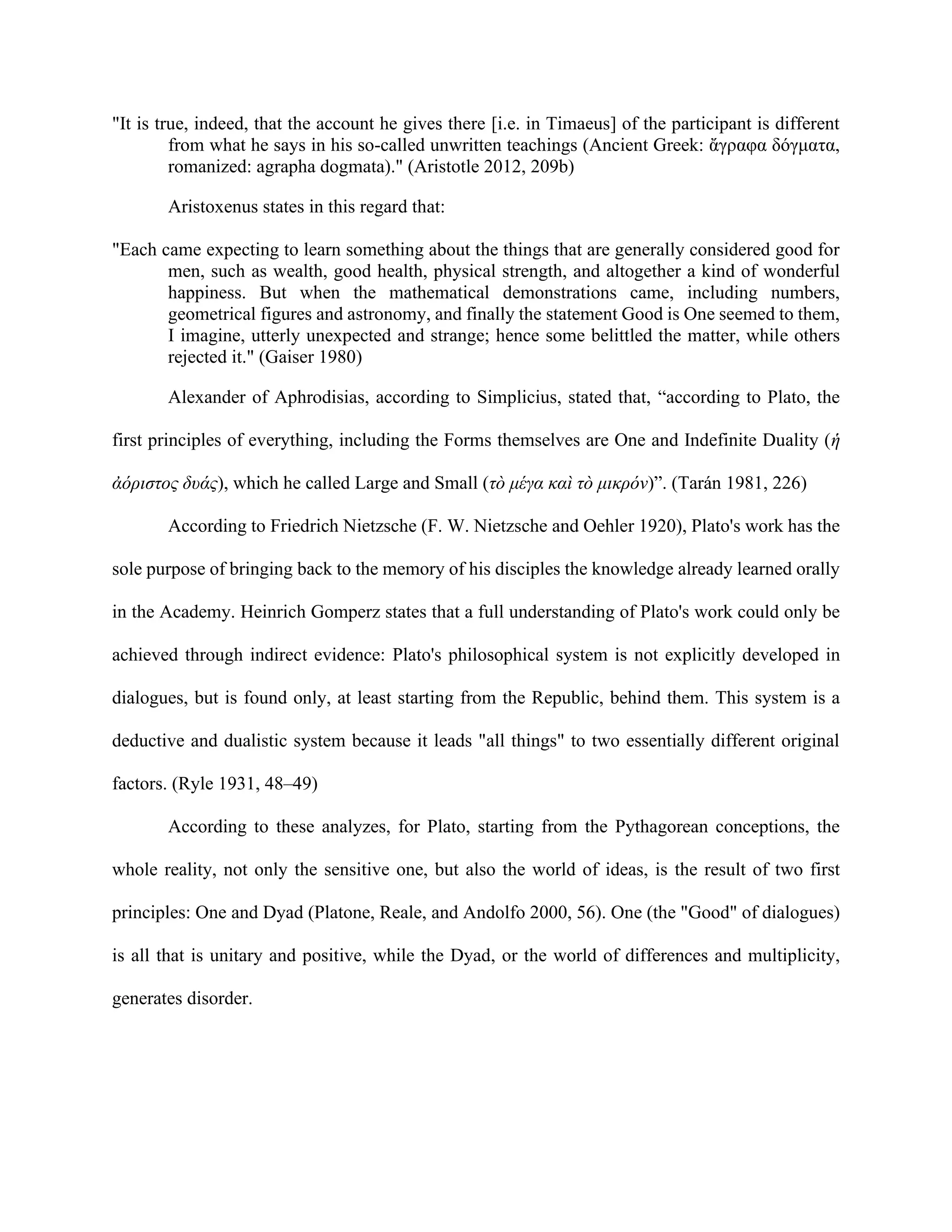 Plato's Philosophy | PDF | Agnosticism | Religion & Spirituality