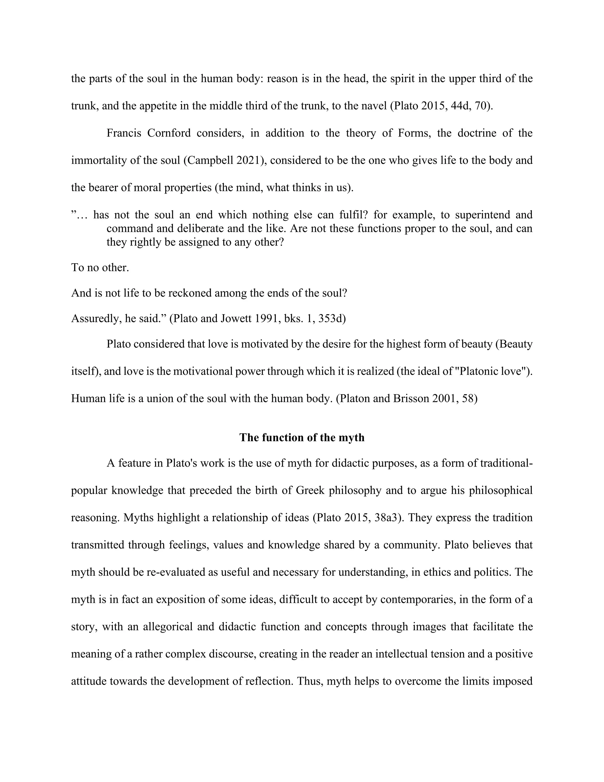 Plato's Philosophy | PDF