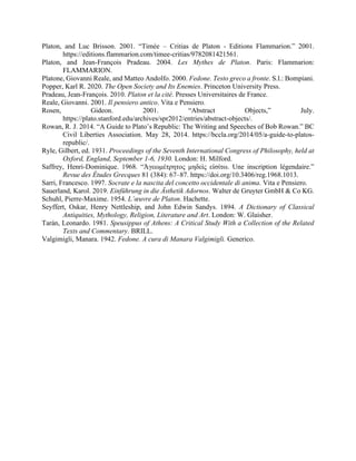Plato's Philosophy | PDF
