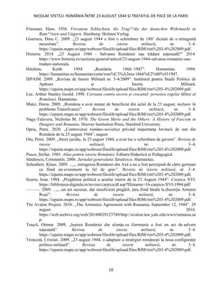 România între 23 august 1944 și Tratatul de pace de la Paris | PDF