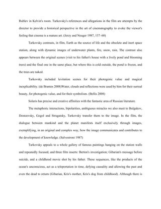 Sculpting in Time, with Andrei Tarkovsky | PDF