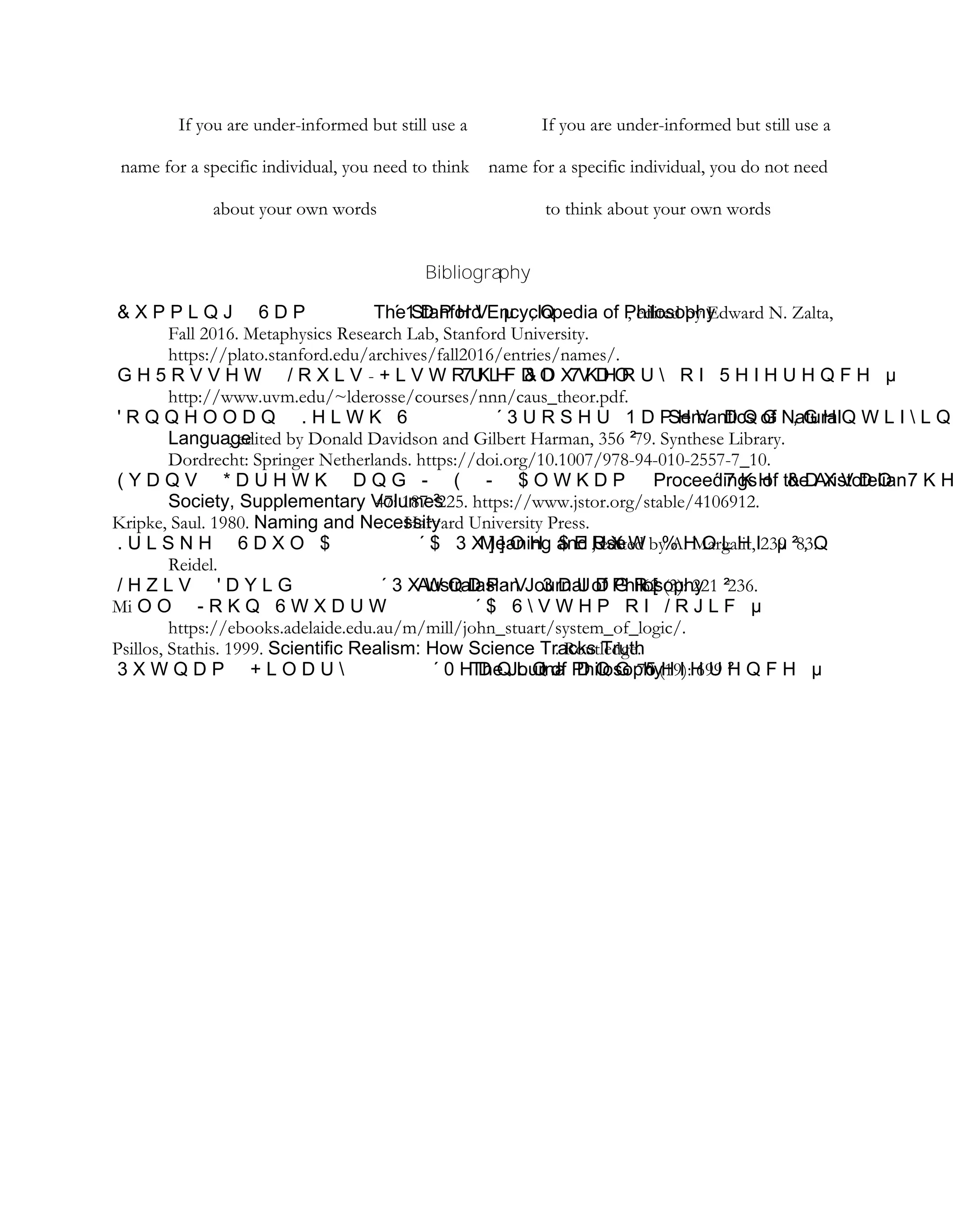 The causal theory of reference | PDF