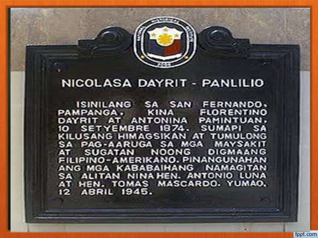 Nicolasa dayrit panlilio | PPTX