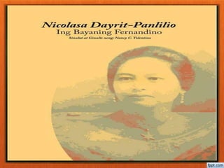 Nicolasa dayrit panlilio | PPT
