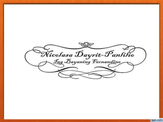 Nicolasa dayrit panlilio | PPT