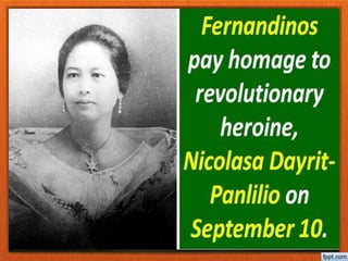 Nicolasa dayrit panlilio | PPT