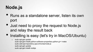 Nicolas-Embleton - Deploying node.js with forever and nginx | PDF
