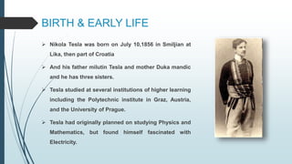 Nicola tesla the genius | PPT