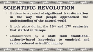 STS_ Intellectual Revolution That Defined Society | PPTX