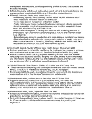 Nicole Crane's Resume | PDF
