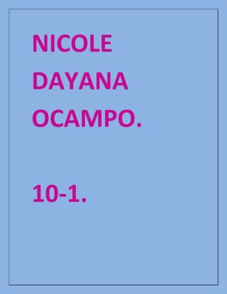 Nicole dayana ocampo | DOCX