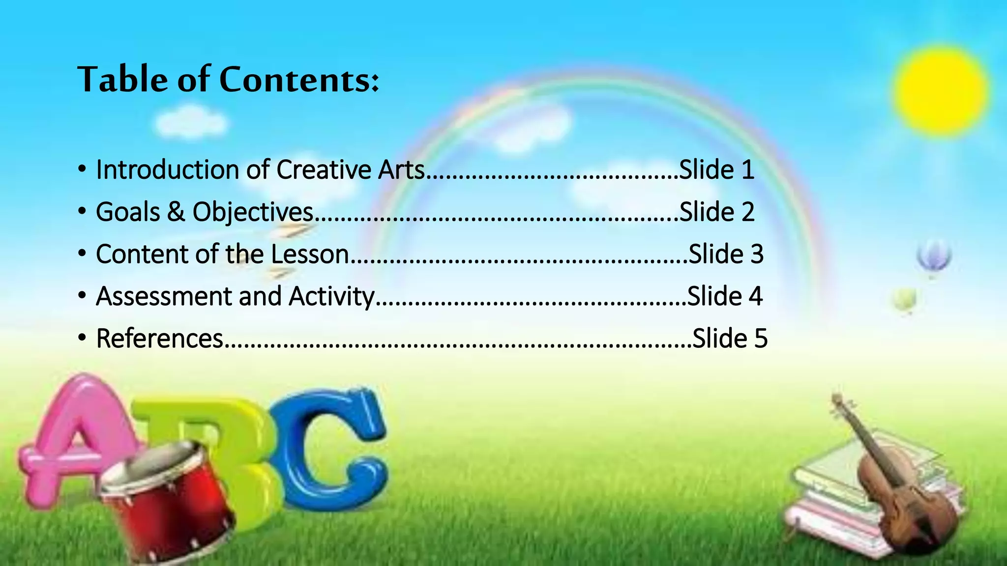 Nicole ppt (creative arts) | PPT