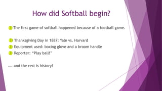 Softball Genius Hour | PPT